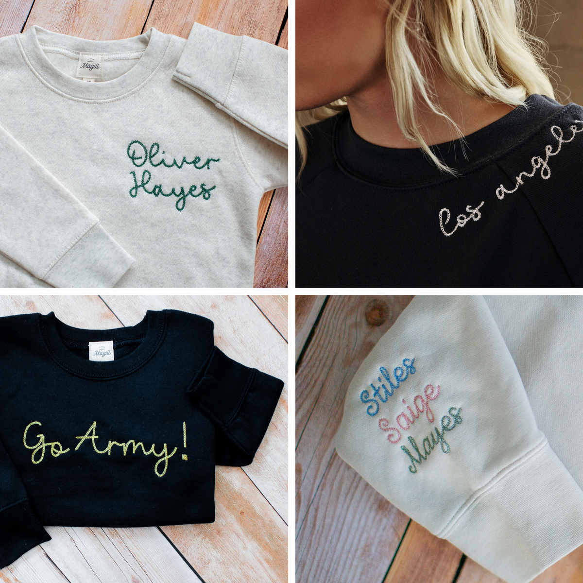 Custom Embroidery Add-On – Magill